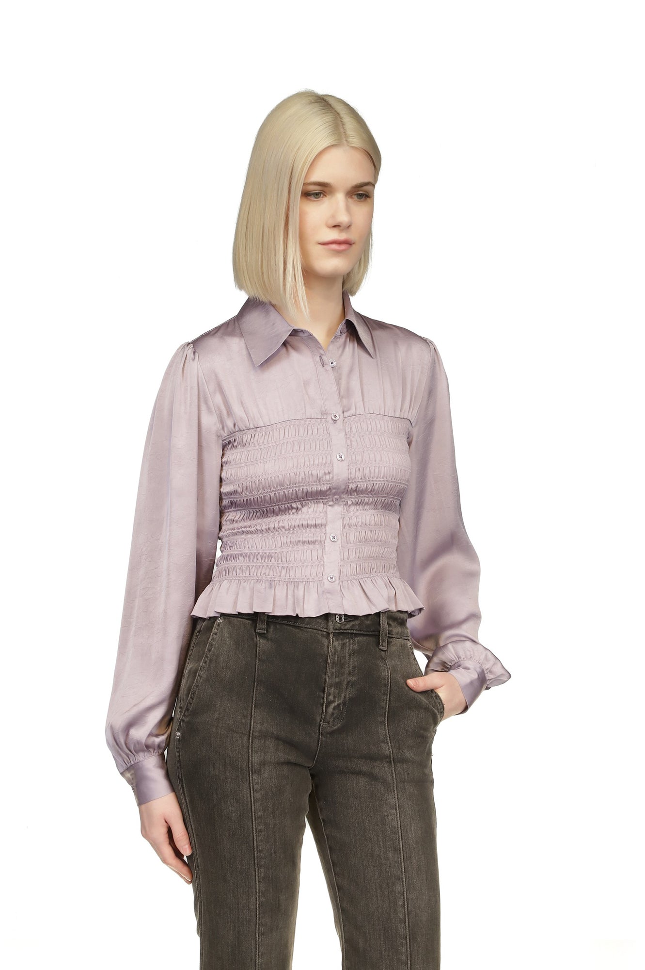 Michael Kors blouse MF440P4F0N Sweetlilac