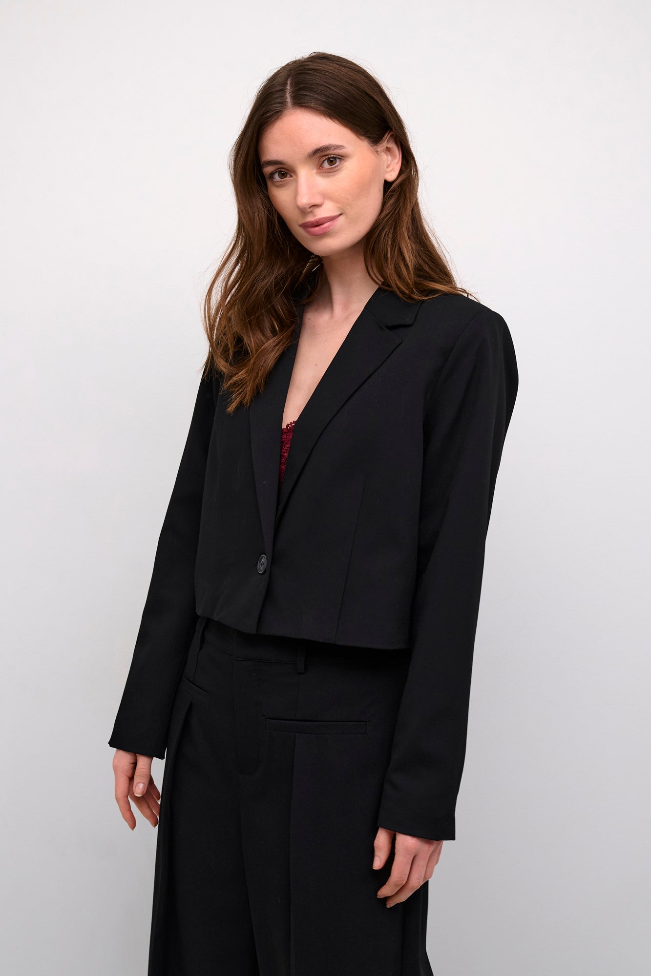 Woman's blazer by Cream | 10612882 Pitch Black | Boutique Vvög ...