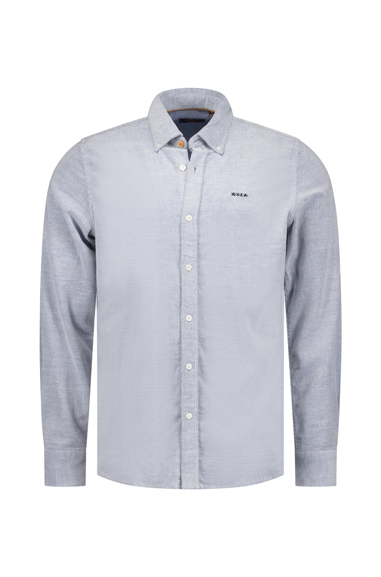 Men's stretch shirt by NZA | 25KN507 River Blue | Boutique Vvög ...