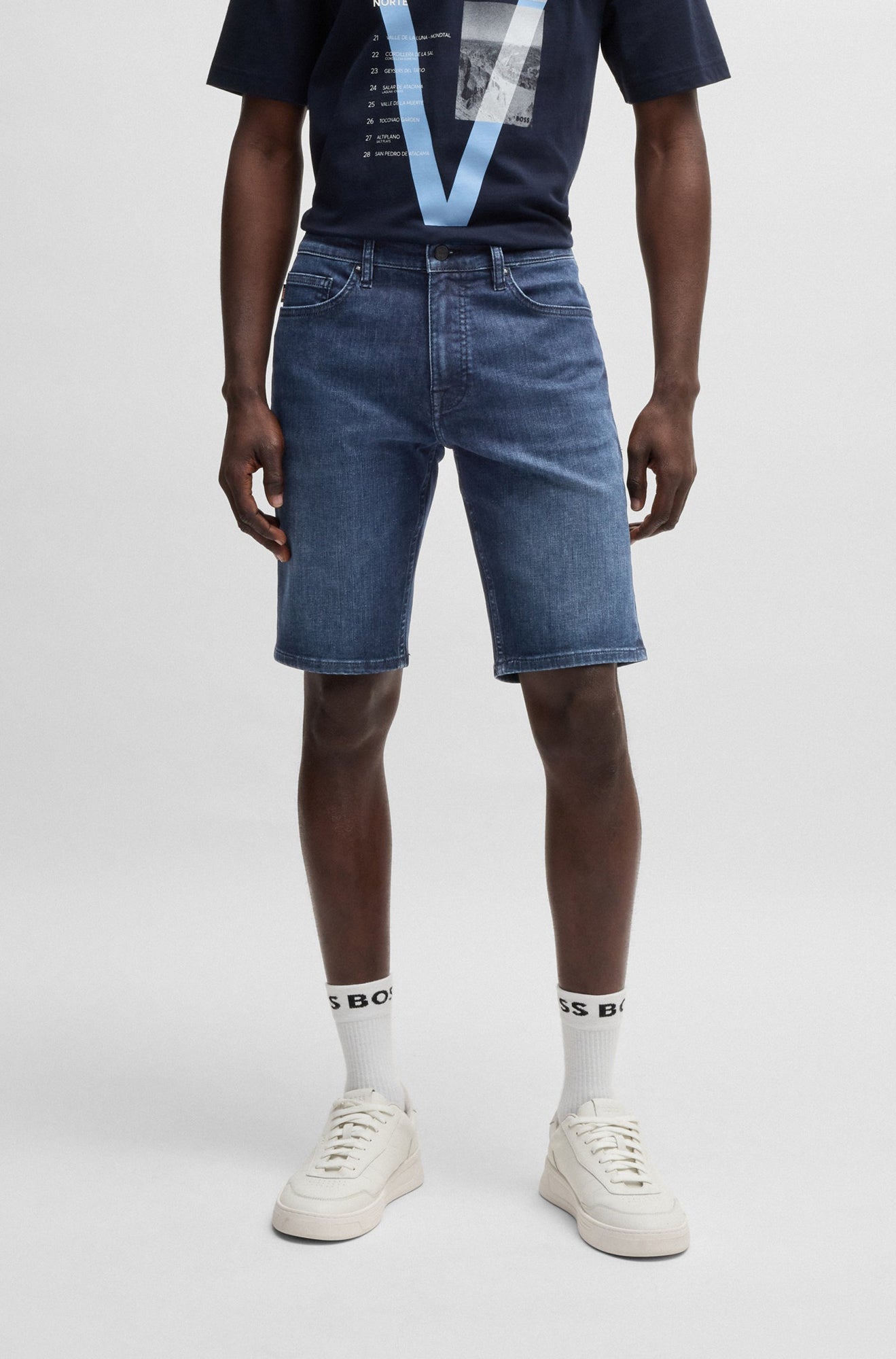 Bermuda pour homme par HUGO BOSS | 50537815 Marine | Boutique Vvög ...