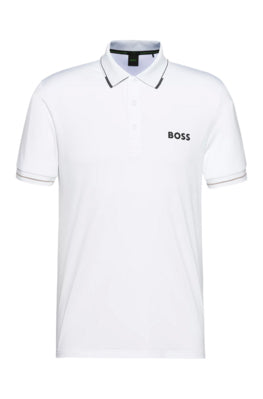 Polo pour homme par HUGO BOSS | 50506203 Blanc/100-WHITE | Boutique ...