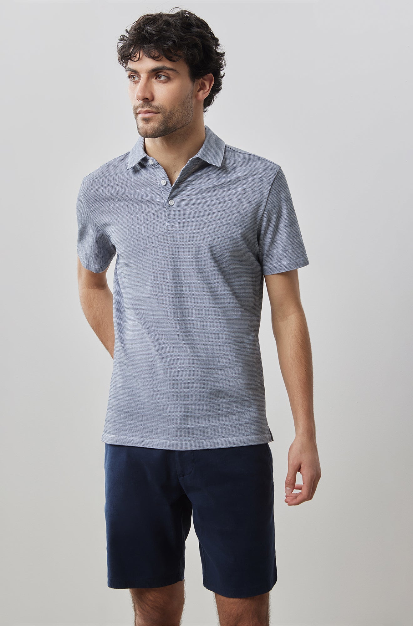 Polo pour homme par Robert Barakett | Safran RB41124 BLUE | Boutique ...